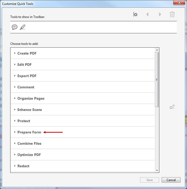 Set Up Toolbars | System Help